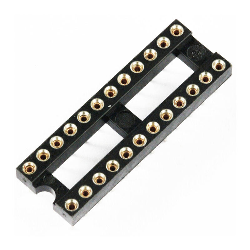 24Pin IC Socket Round Hole