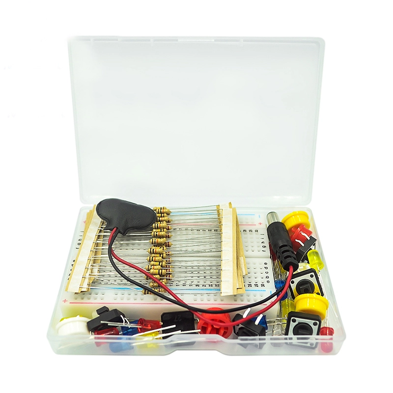UNO R3 Mini Breadboard LED Jumper Wire Button Kit