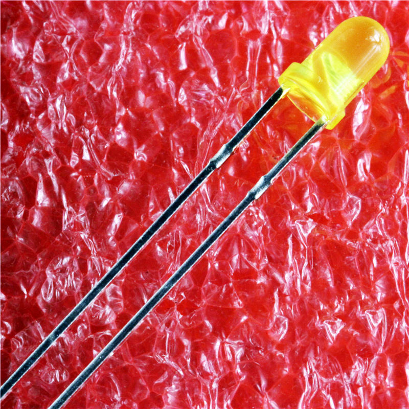 3MM Yellow With Yellow Light Emitting Diode Yellow LED
