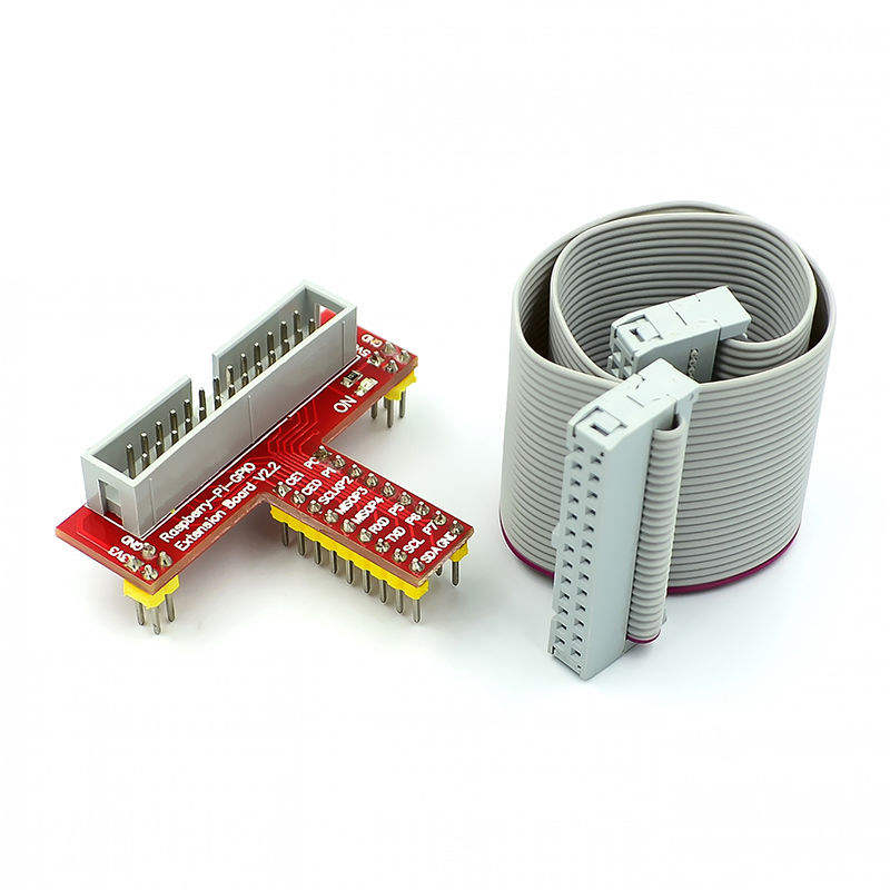 Raspberry Pi DIY GPIO Extension Kits (Cable+400 Hole Breadboard+GPIO ...