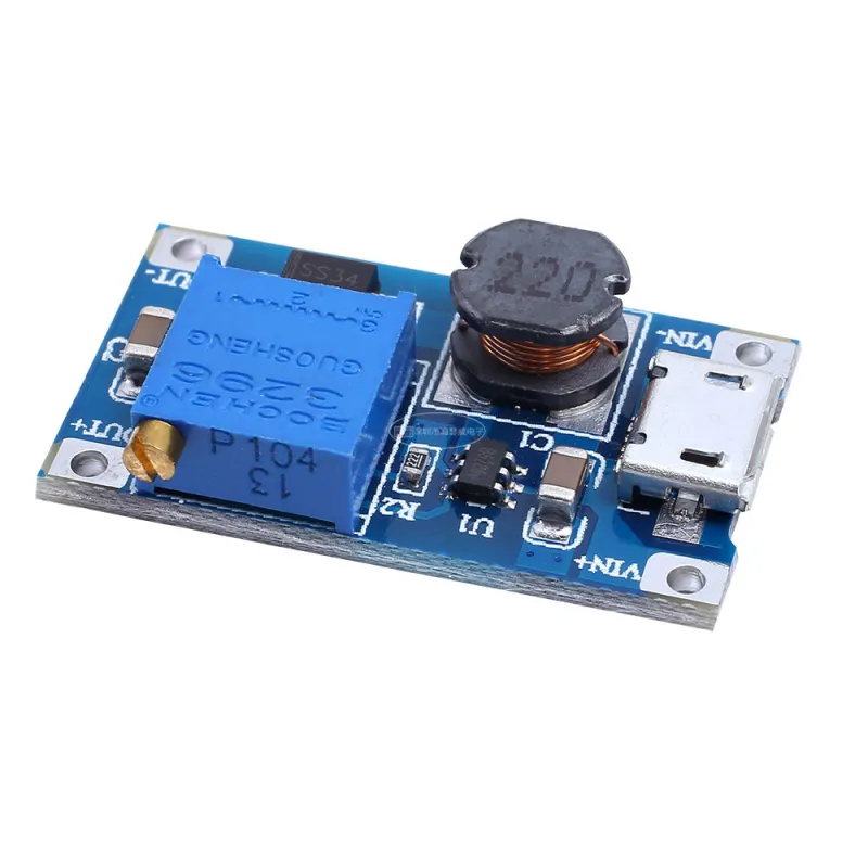 MT3608 2A Step Up Boost Converter Power Supply Module