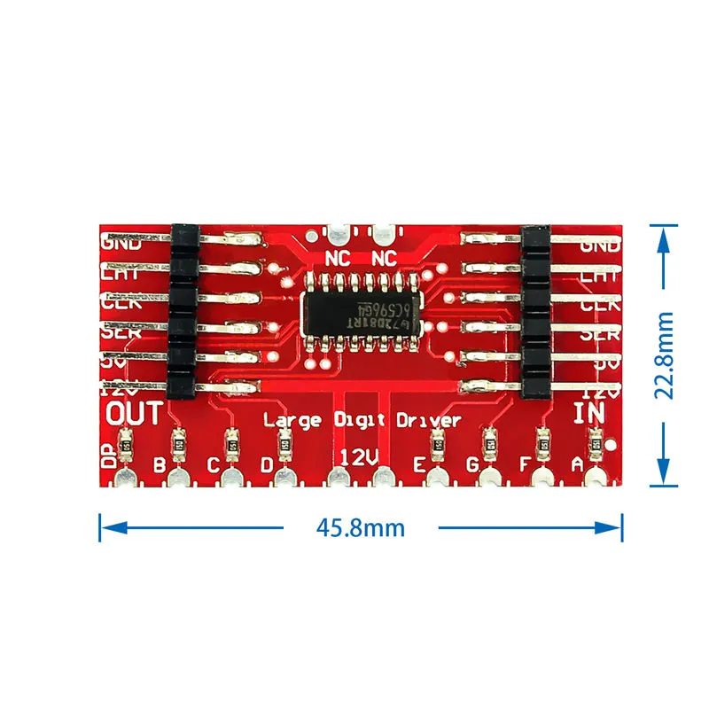 8-bit TPIC6C596 Shift Register