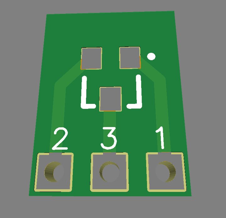 SOT23 SOT23-3 To SIP3 Double-Side SMD Adapter Converter Plate PCB Board