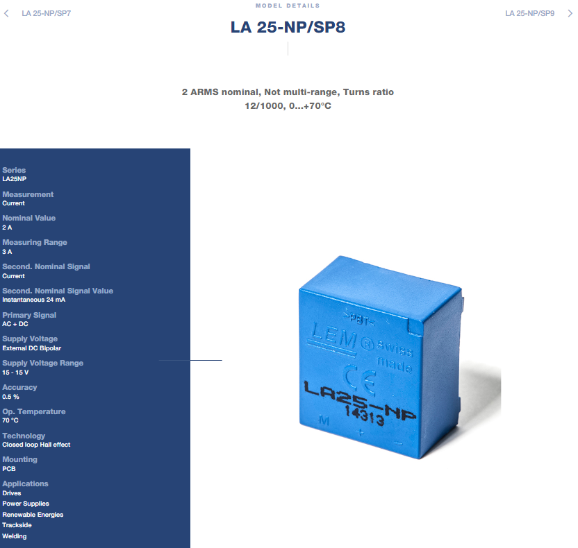 LA 25-NP/SP8