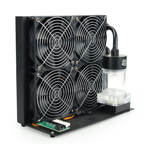 Dual 240 Radiator Kit Small Quiet 4 Fan 3D Printer UV Machine Laser ...