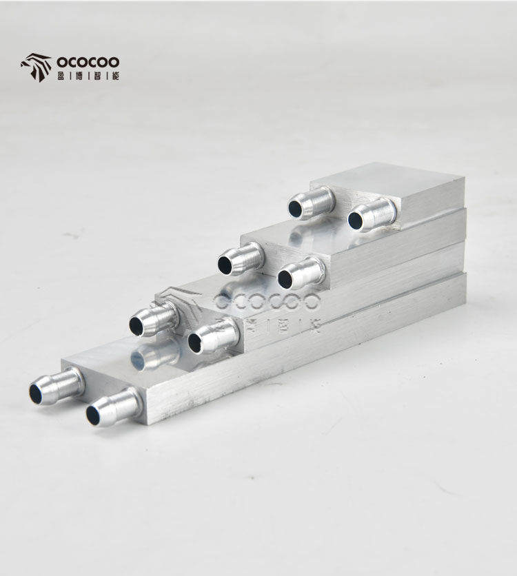 OCOCOO Semiconductor CPU Radiator Aluminum Silver Quick Heat Absorption ...