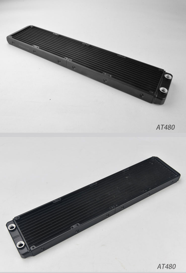 OCOCOO 480mm Water Cooling Radiator All Aluminum Heatsink G1/4 Thread ...