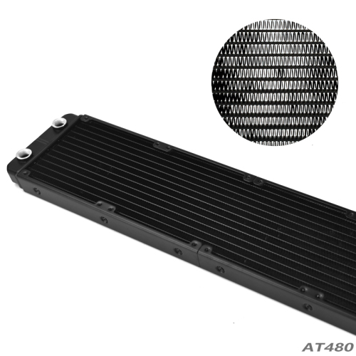 OCOCOO 480mm Water Cooling Radiator All Aluminum Heatsink G1/4 Thread ...
