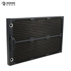 OCOCOO 360mm Double Layer Radiator All Aluminum G1/4 Thread Computer ...