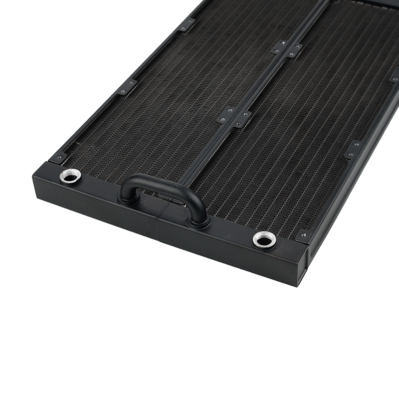 OCOCOO 360mm Double Layer Radiator All Aluminum G1/4 Thread Computer ...