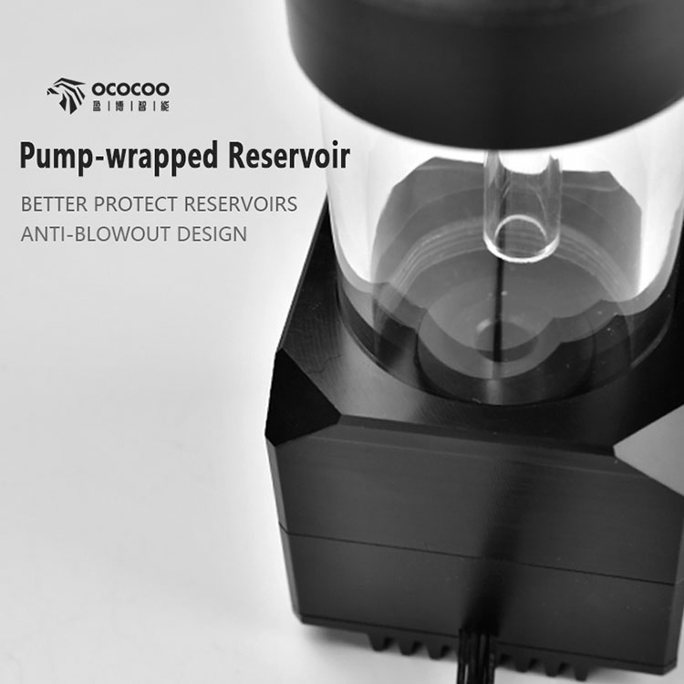 OCOCOO H09D Pump Water Cooling Quiet 6M Lift 12L/MIN Large Flow ...