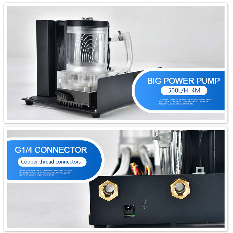 OCOCOO 120MM Portable Radiator G1/4 Connection Port Printer UV Machine ...