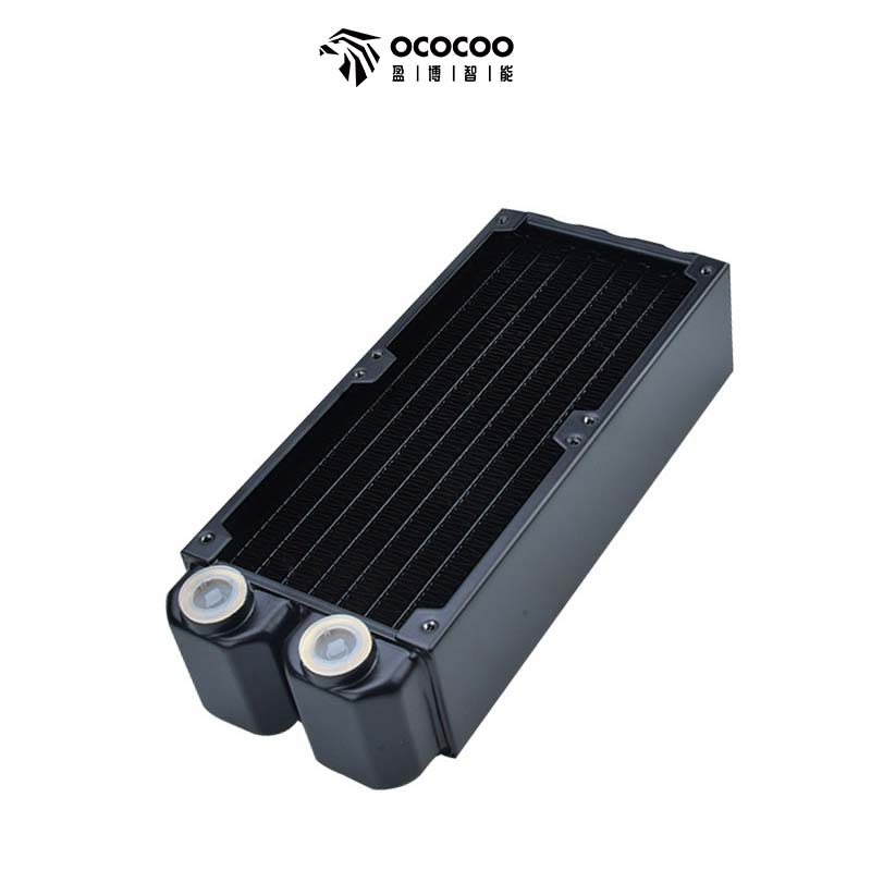 OCOCOO 160MM Radiator Copper G1/4 Thread 80mm Fan ITX Chassis Mini ...