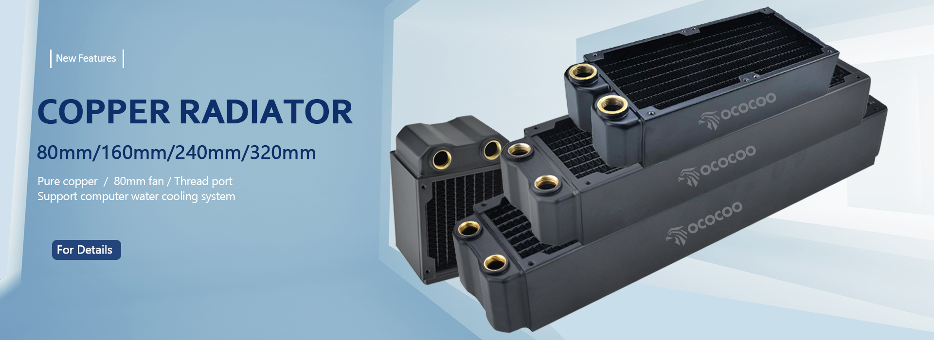 OCOCOO- water cooling heat sink;water cooling kit supplier