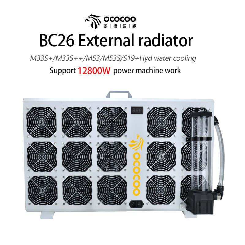 OCOCOO Radiator External Kit Fan With Strong Pump Coolers For PC ...