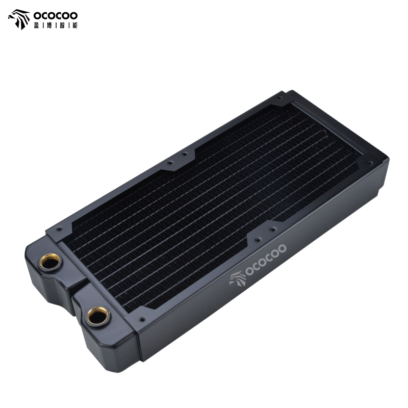 OCOCOO 240mm Copper Radiator Suitable 120 Fan Cooler 40mm Thickness DIY ...