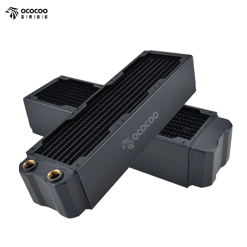 OCOCOO 60mm Thickness Red Copper 240mm Radiator Support 8cm Fan ...