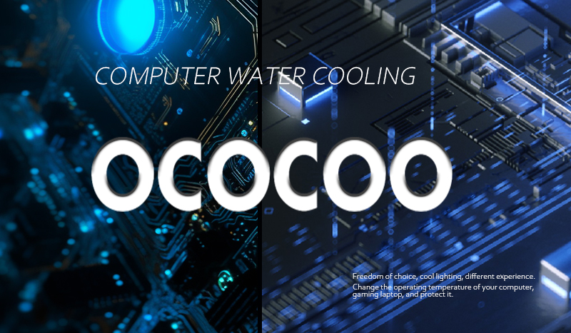 OCOCOO split type water-cooled DIY hard tube set heat sink accessories ...