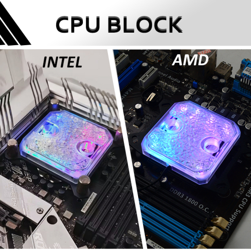 OCOCOO split type water-cooled DIY hard tube set heat sink accessories ...