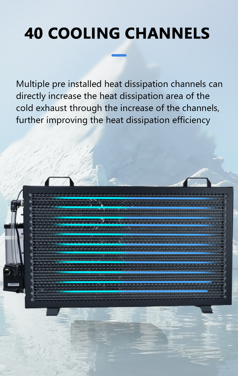 OCOCOO BC12 External Integrated Radiator Water Cooling 15 Fan Quiet ...