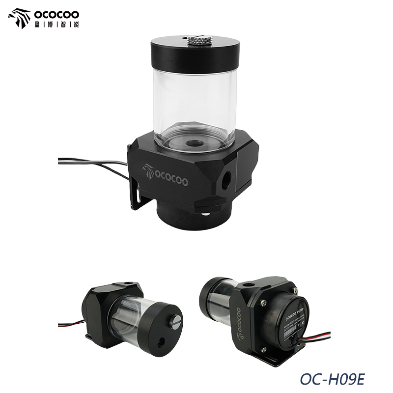 OCOCOO H09E Water Cooling Pump DC12V Head 5M Flow 1300/H G1/4 Thread ...