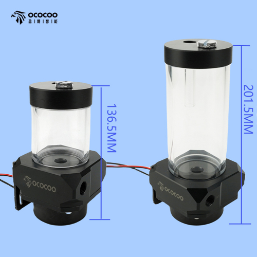 OCOCOO H09E Water Cooling Pump DC12V Head 5M Flow 1300/H G1/4 Thread ...