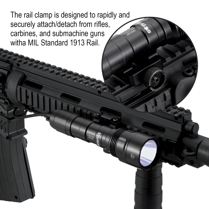 WKC05 Tactical Flashlight Professional Tactical Flashlight XPL 1000 ...