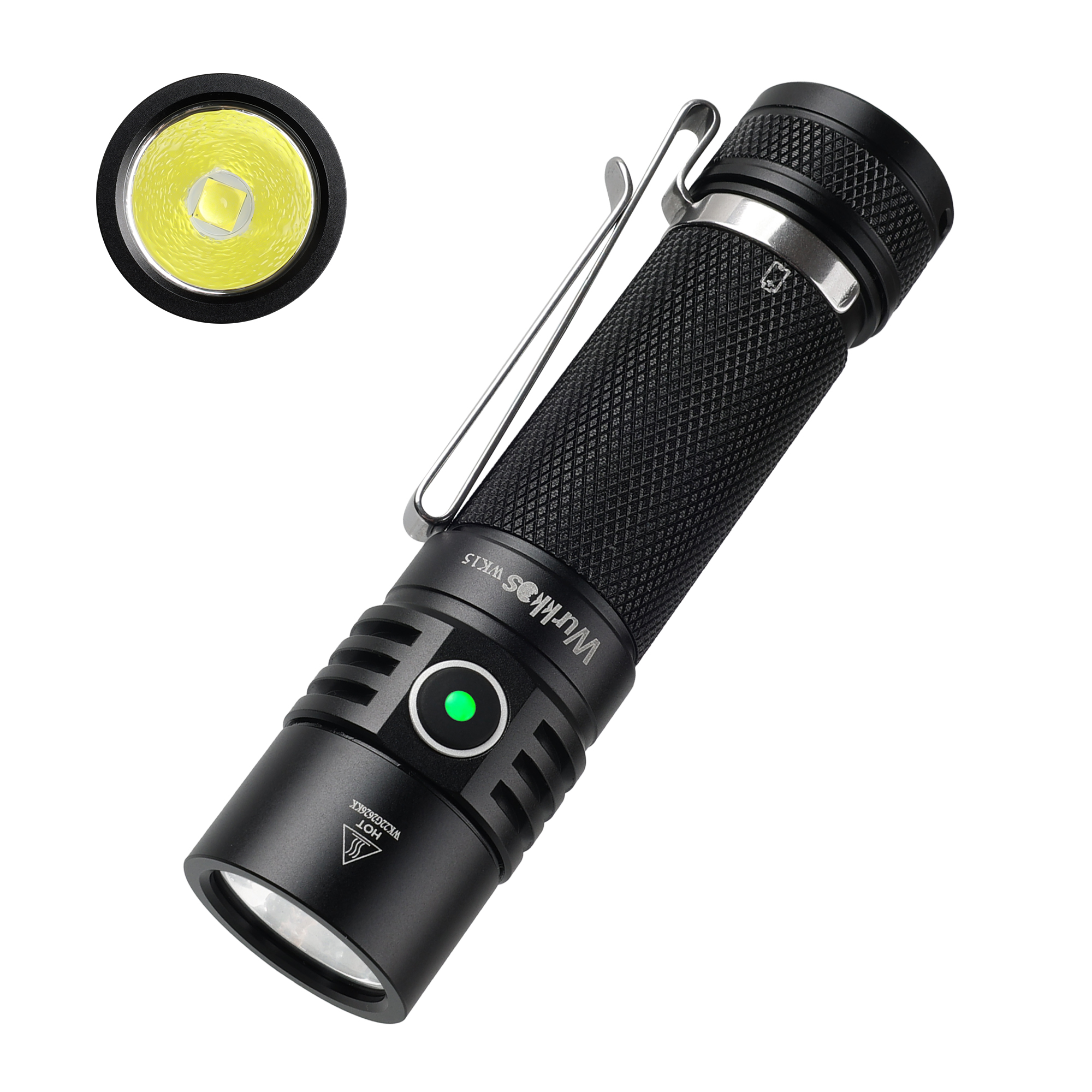 【USA Warehouse】Wurkkos WK15 3000lm XHP50.2 USB C Rechargeable 21700 EDC Budget Light, Simple UI ...