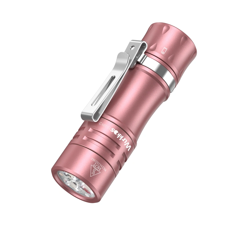 【New Color】Wurkkos TS10 V2 14500 Powerful Mini EDC Flashlight with 3* ...