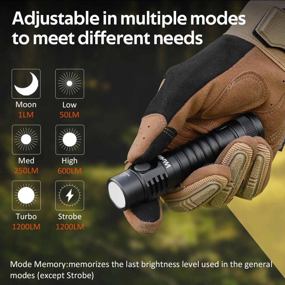 Wurkkos FC11C Nichia 519A Buck Circuit Flashlight, Max output ...