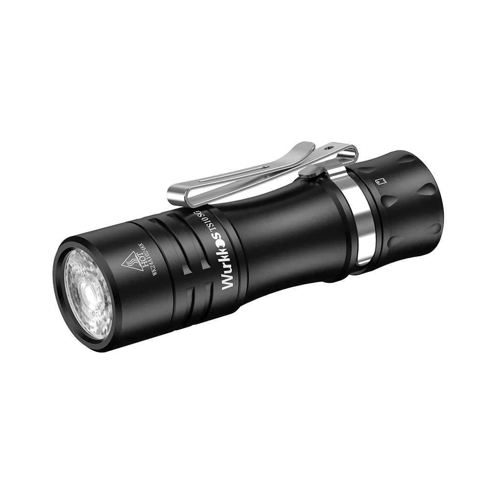 Wurkkos TS10 SG Powerful Mini EDC Flashlight, with 1*SFT25R and 3*RGB ...