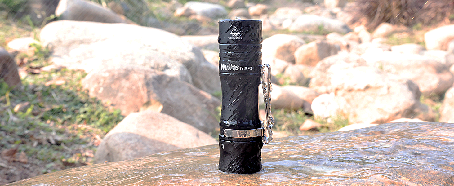 Wurkkos TS10 V2 | High CRI LED | Anduril 2 UI | RGB Aux LEDs | 1300 ...