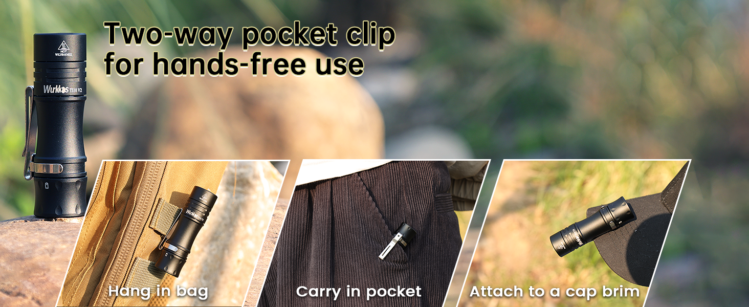 Wurkkos TS10 V2 | High CRI LED | Anduril 2 UI | RGB Aux LEDs | 1300 ...