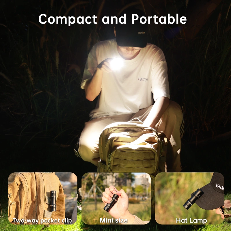 Wurkkos TS10 V2 | High CRI LED | Anduril 2 UI | RGB Aux LEDs | 1300 ...