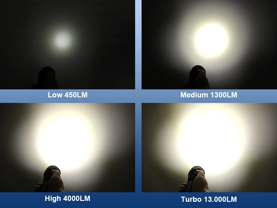 Wurkkos DL70 Super Bright 13000lm Dive Light, Amphibious Flashlight, Underwater 100m, with 2* ...