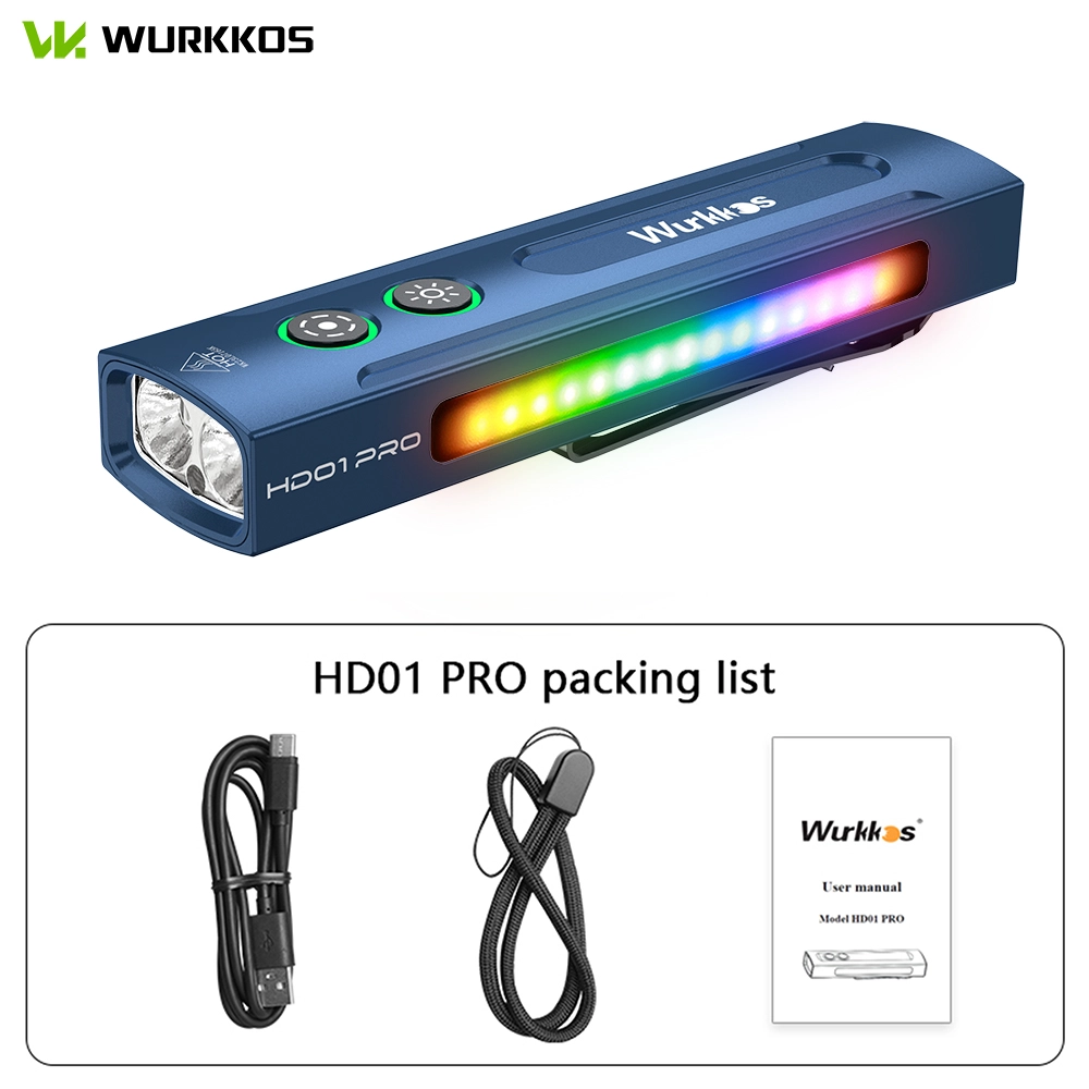 Wurkkos HD01 PRO EDC Flashlight – 365nm UV, Green Laser, High CRI LED, USB-C Rechargeable ...