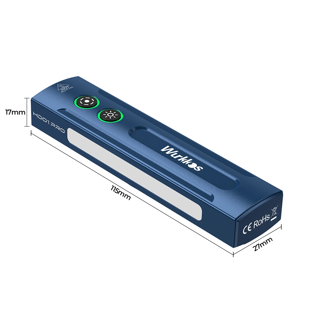 Wurkkos HD01 PRO EDC Flashlight – 365nm UV, Green Laser, High CRI LED ...