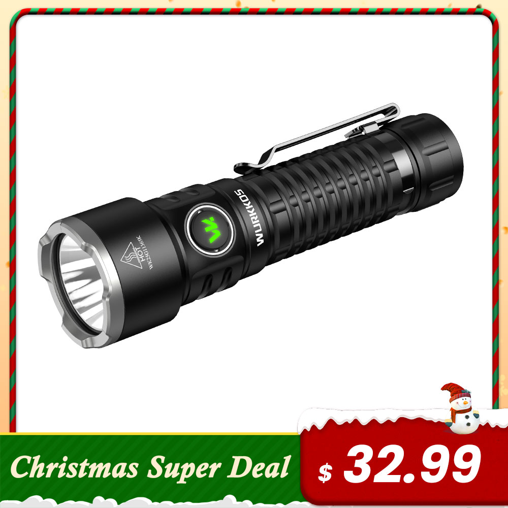 Wurkkos TS28 EDC Flashlight | 3200 Lumens Ultra Long-Range Torch 506m ...