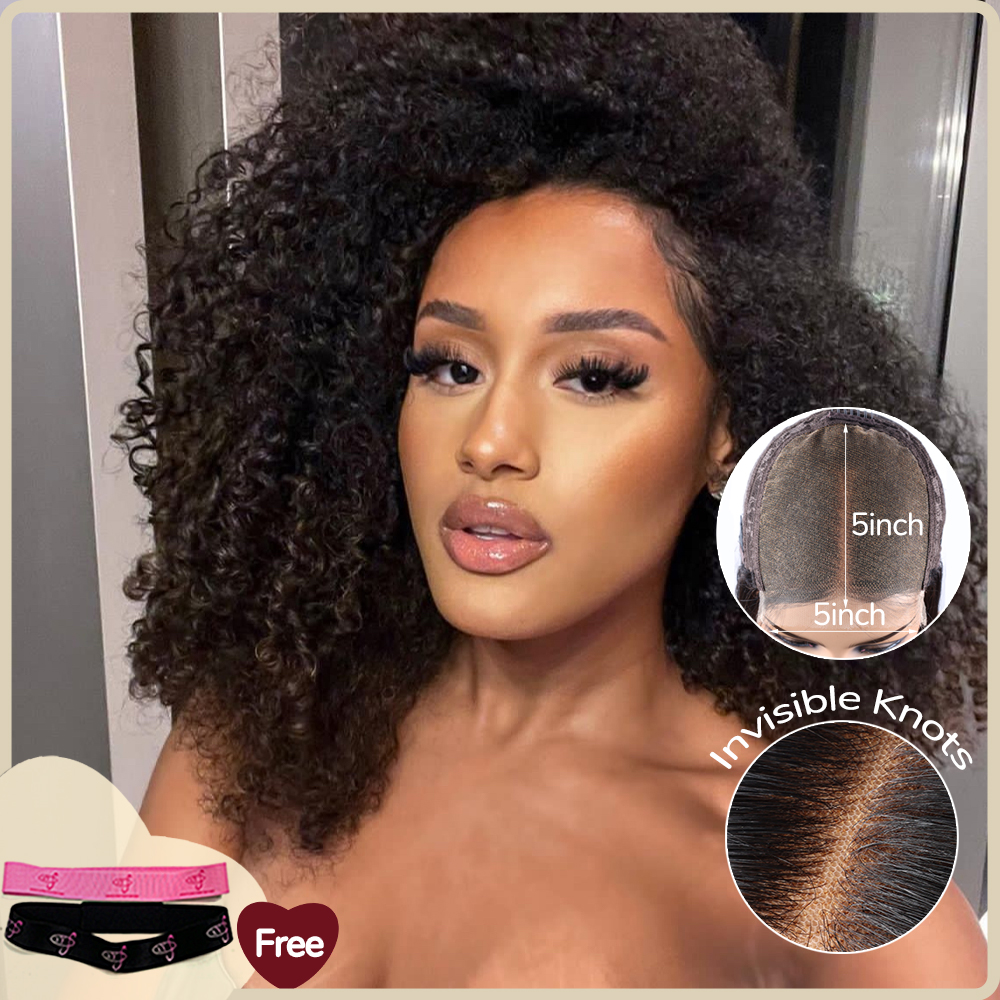 Deep Curly | 5x5 HD Closure Wig | XYS Hair