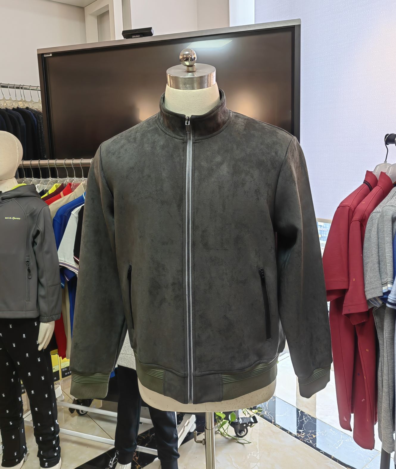 Men's Fake Suede Jackets,MEN'S