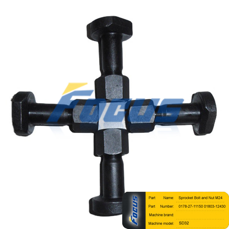 Shantui SD32 Sprocket Bolt and Nut M24 178-27-11150 01803-12430