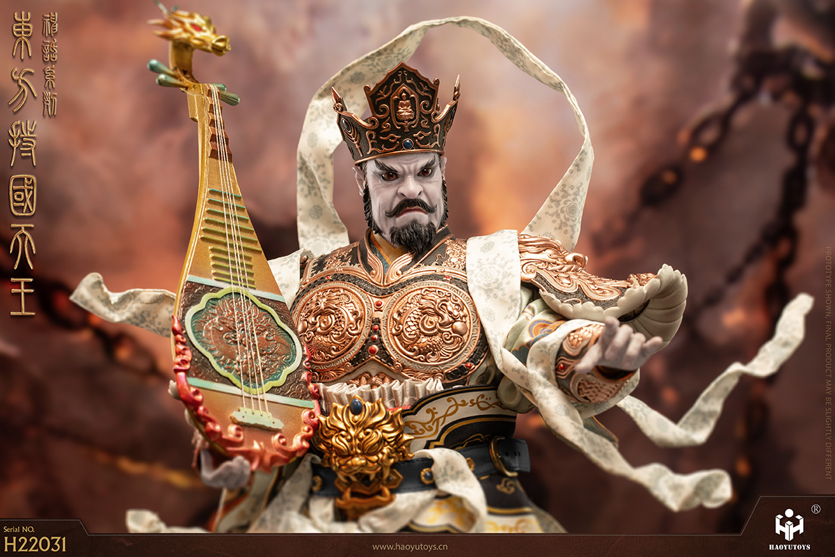 HAOYUTOYS 新品：1/6 神话系列-东方持国天王 可动人偶