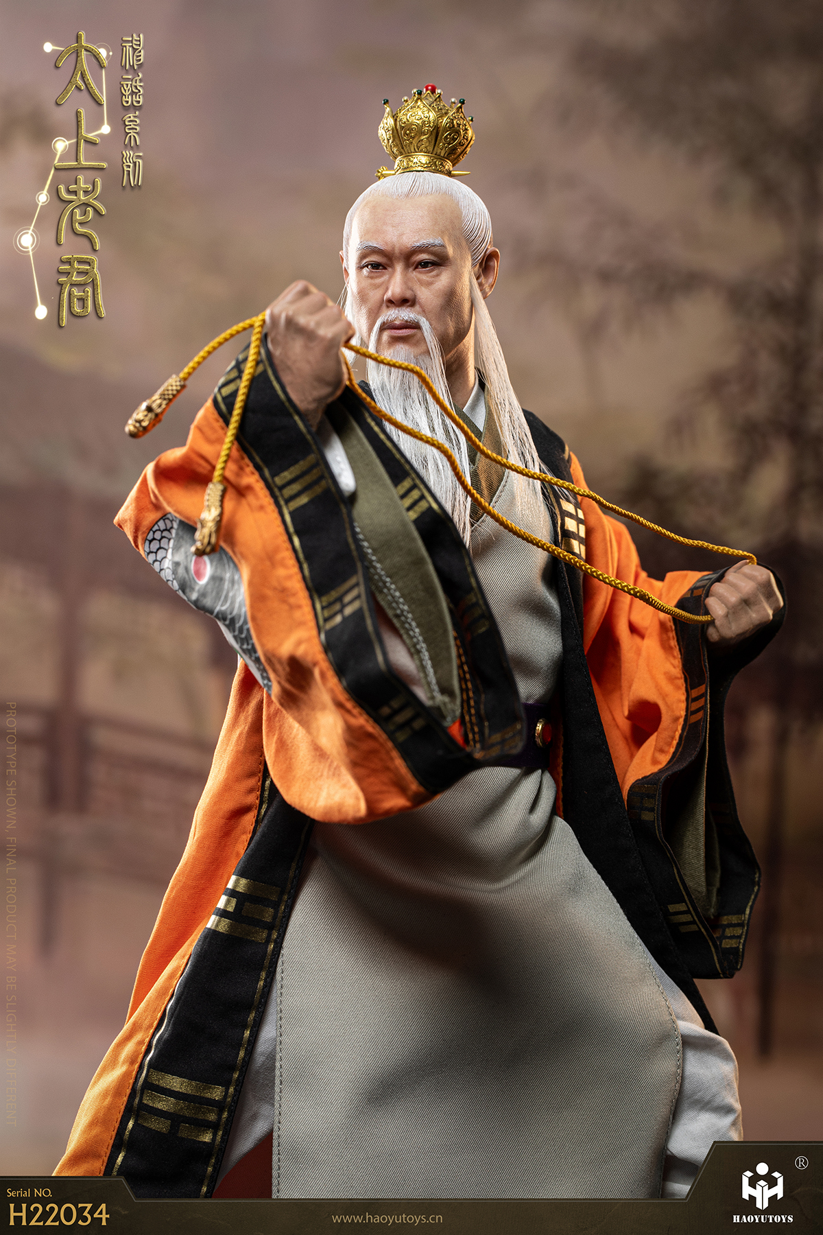 HAOYUTOYS 新品：中国神话系列--太上老君 可动人偶 （NO:H22034)