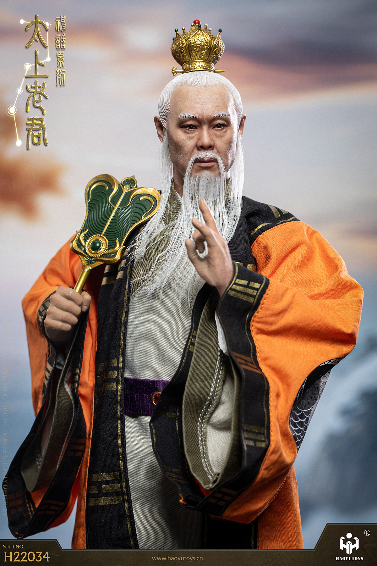HAOYUTOYS 新品：中国神话系列--太上老君 可动人偶 （NO:H22034)