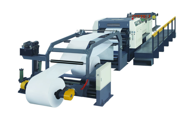 Servo-controlled Paper Roll to Sheet Cutting Machine