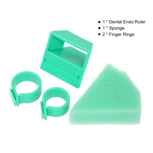 Dental Autoclavable Endo Files Organizer Finger Ruler Clean Foam Sponge
