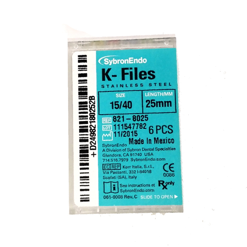 *Kerr Sybron Endo K-File Dental Endodontic Root Canal Files