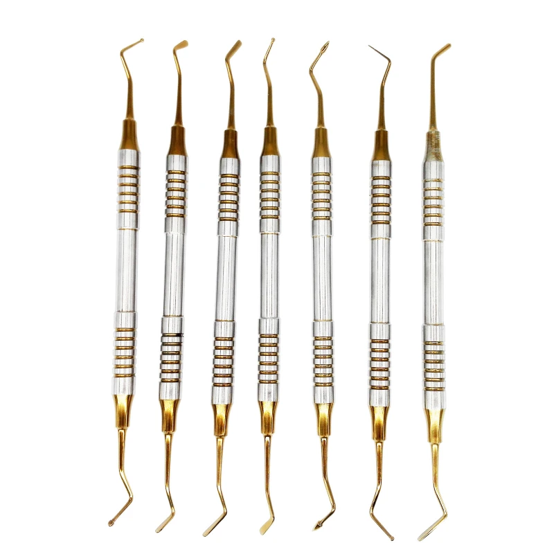*7Pcs Dental Filling Composite Resin Contouring Restorative Instrument ...