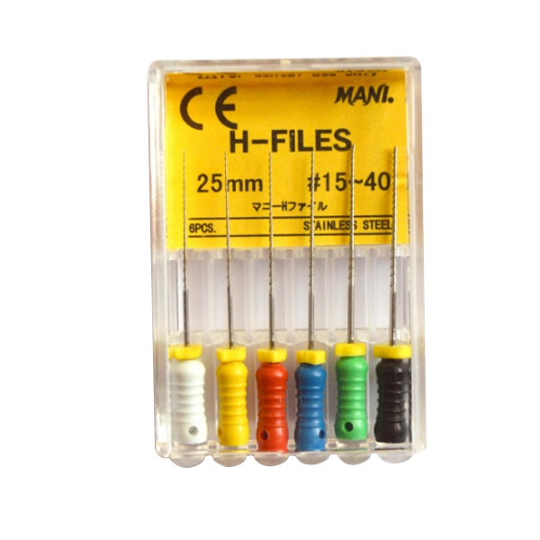 *MANI H-Files Stainless Steel Dental Endo Root Canal Hand Files