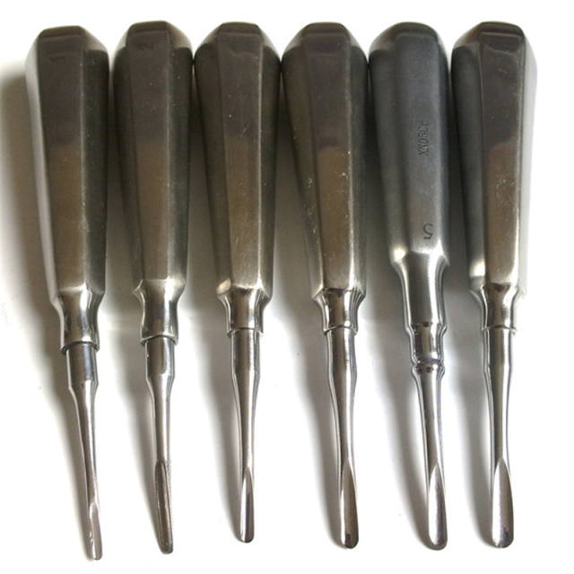 6Pcs/Kit Dental Straight Surgery Extracting Extraction Apical Root Tip ...